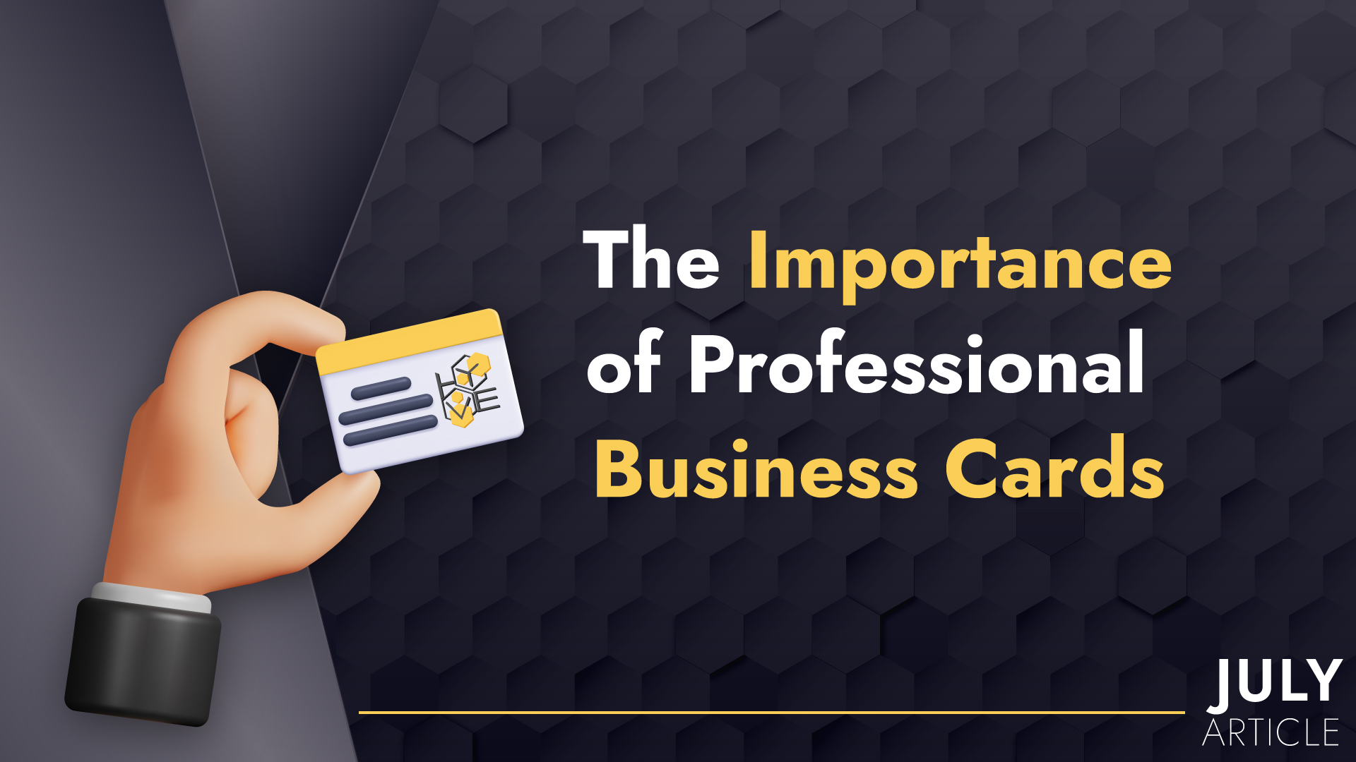 HYVE Insight: The Importance of Professional Business Cards - HYVE ...